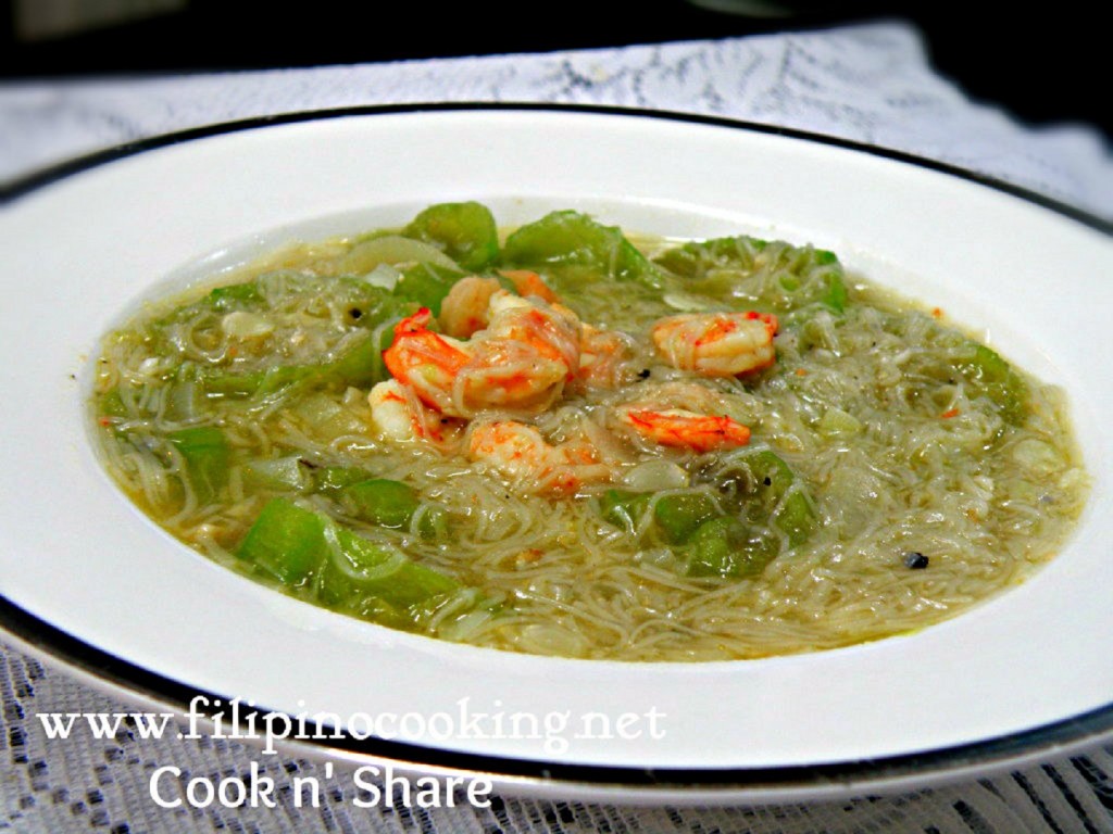 Patola with Misua Soup - Cook n' Share - World Cuisines