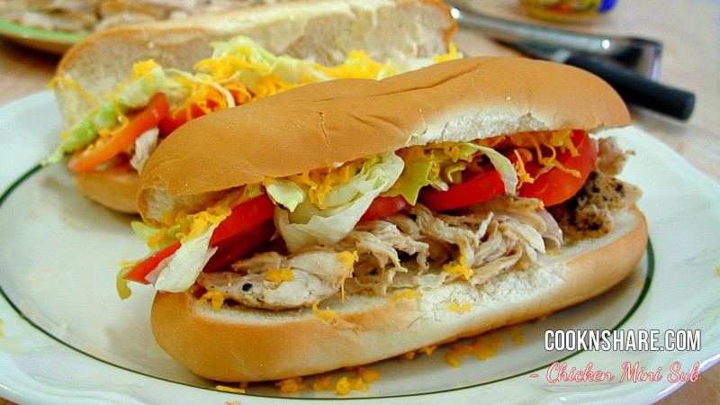 Mini Chicken Subs - Cook n' Share - World Cuisines