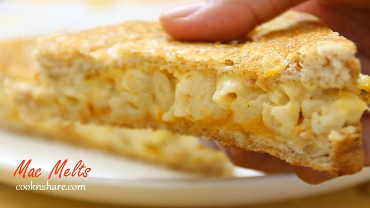 Grilled Macaroni and Cheese - Mac Melts - Cook n' Share