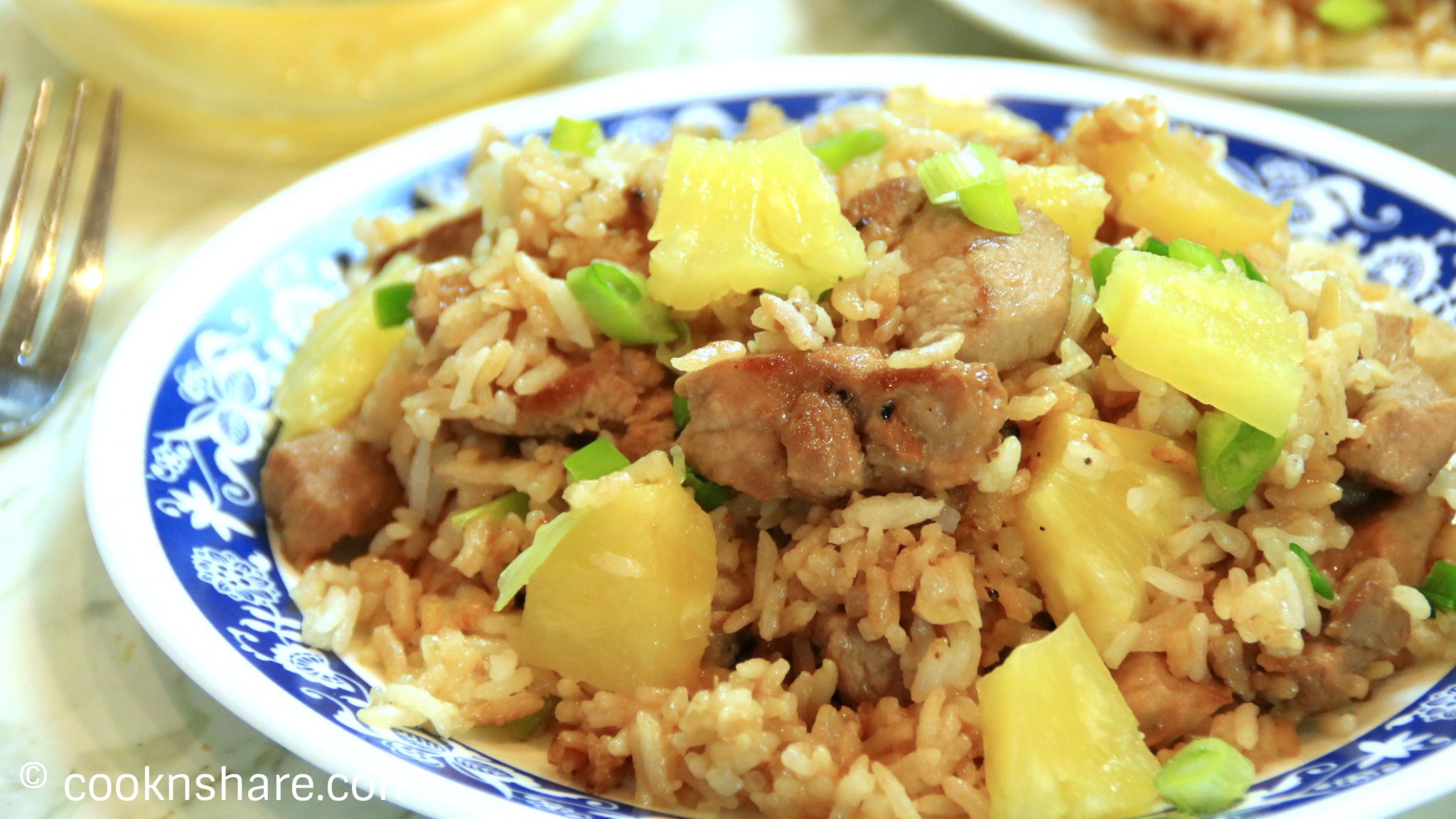 Savory Pork and Pineapple Rice – One Pan – Cook n' Share