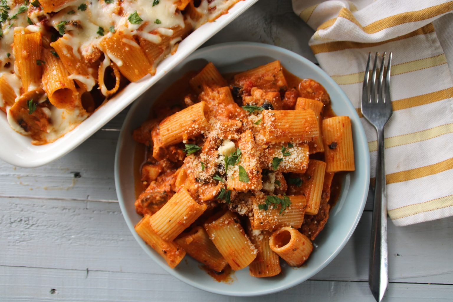 Chicken Riggies – Spicy Chicken Tomato Cream Sauce with Rigatoni – Cook ...